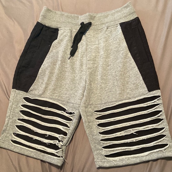 Carbon | Shorts | Carbon Rip Front Athletic Shorts | Poshmark